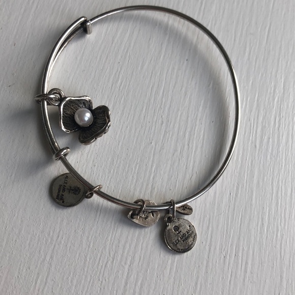 Alex and Ani | Jewelry | Alex And Ani Shell With Pearl Bracelet | Poshmark